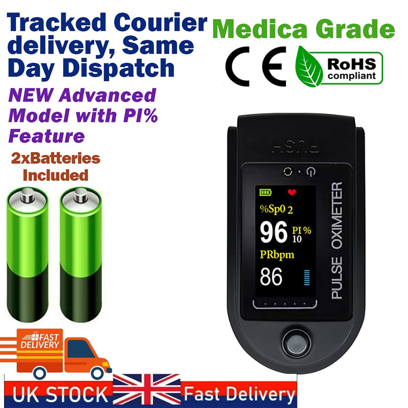 oxygen saturation monitor. Dynx UK Limited