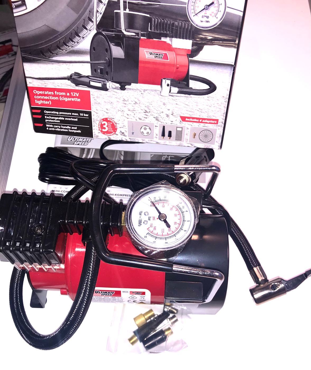 Mini Air Compressor 12V. Dynx UK Limited